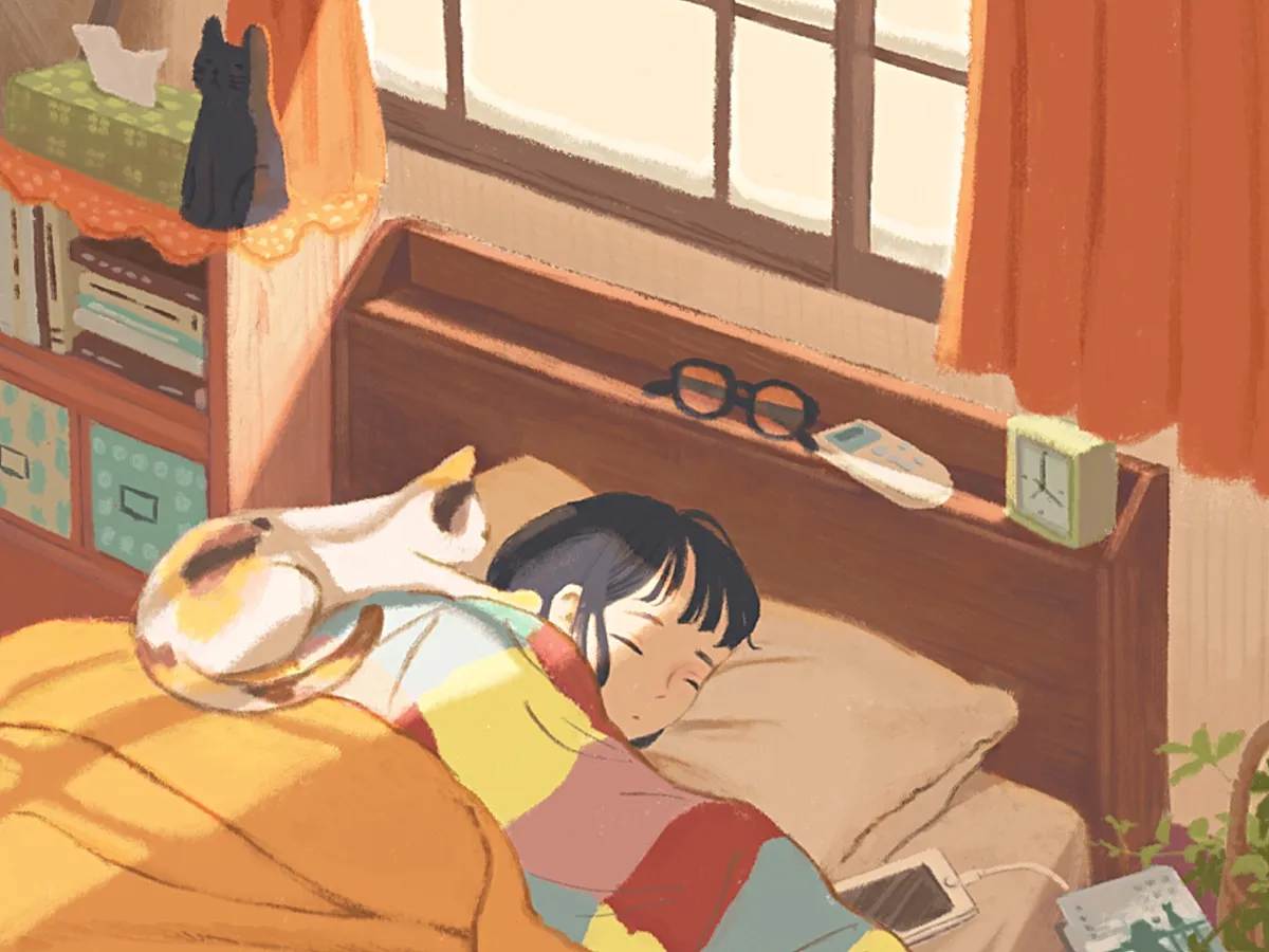 Draw illustrations without outlines! A warm, hand-painted landscape and ...