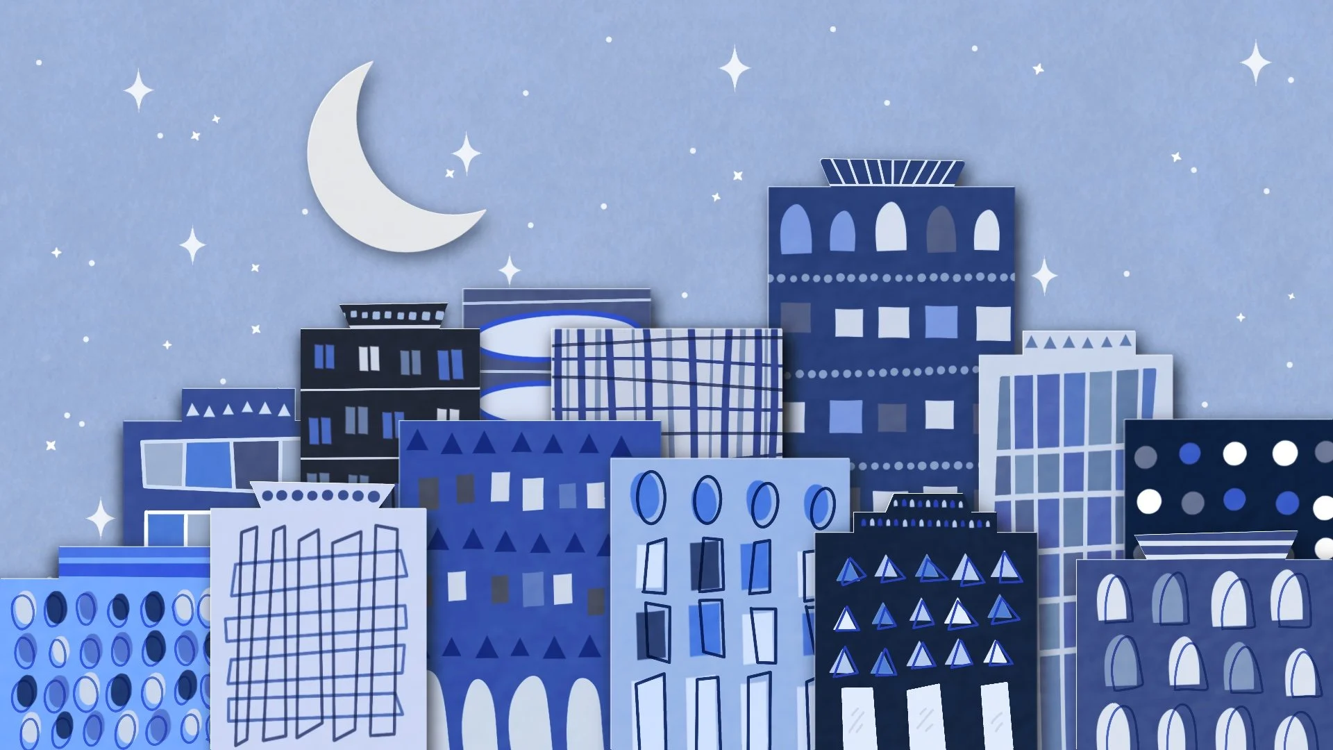 Monochromatic City in Procreate - Embrace Imperfection While Creating ...