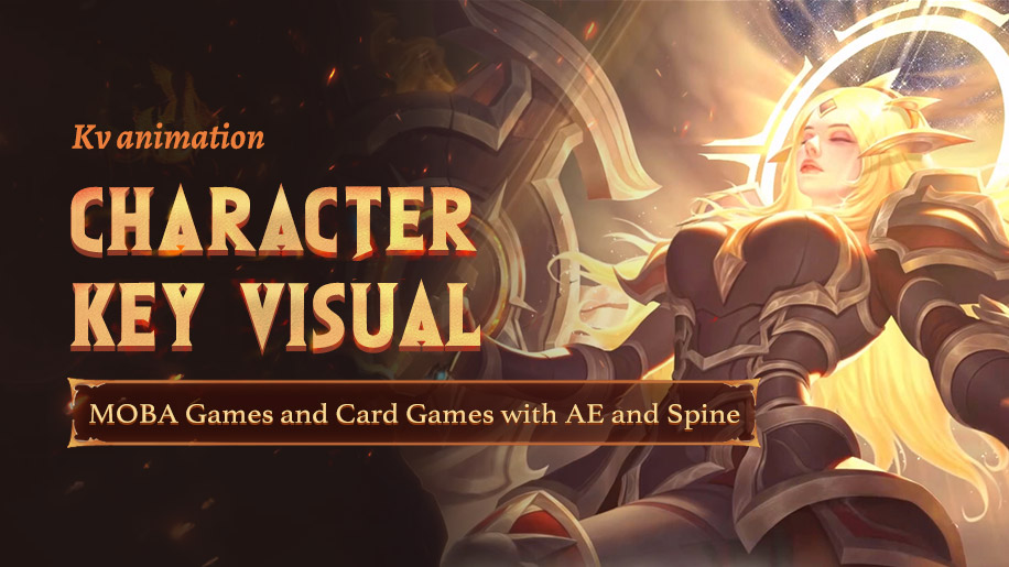 Character Key Visual of MOBA Games and Card Games with AE and Spine by ...