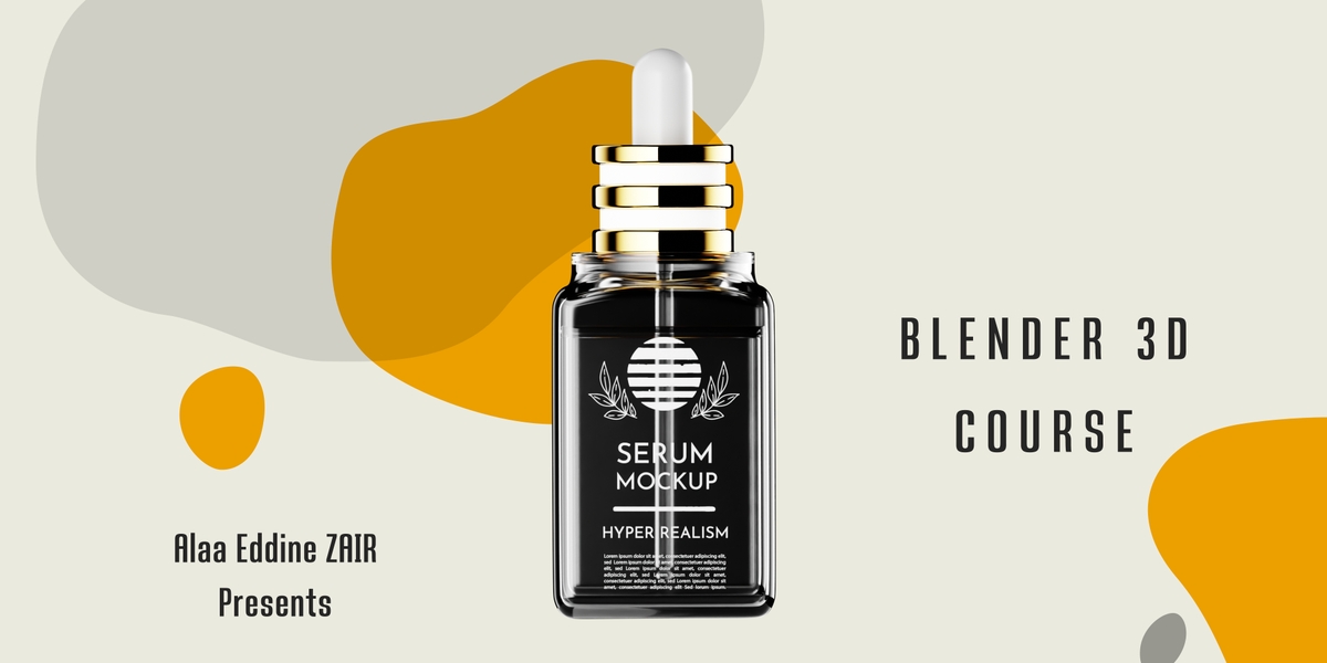 Blender - Cosmetic Product Modeling and Rendering