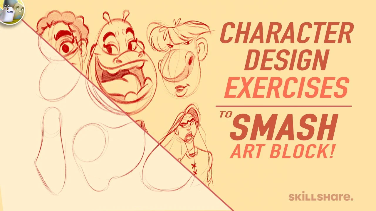 Character Design Exercises by Dave Reed