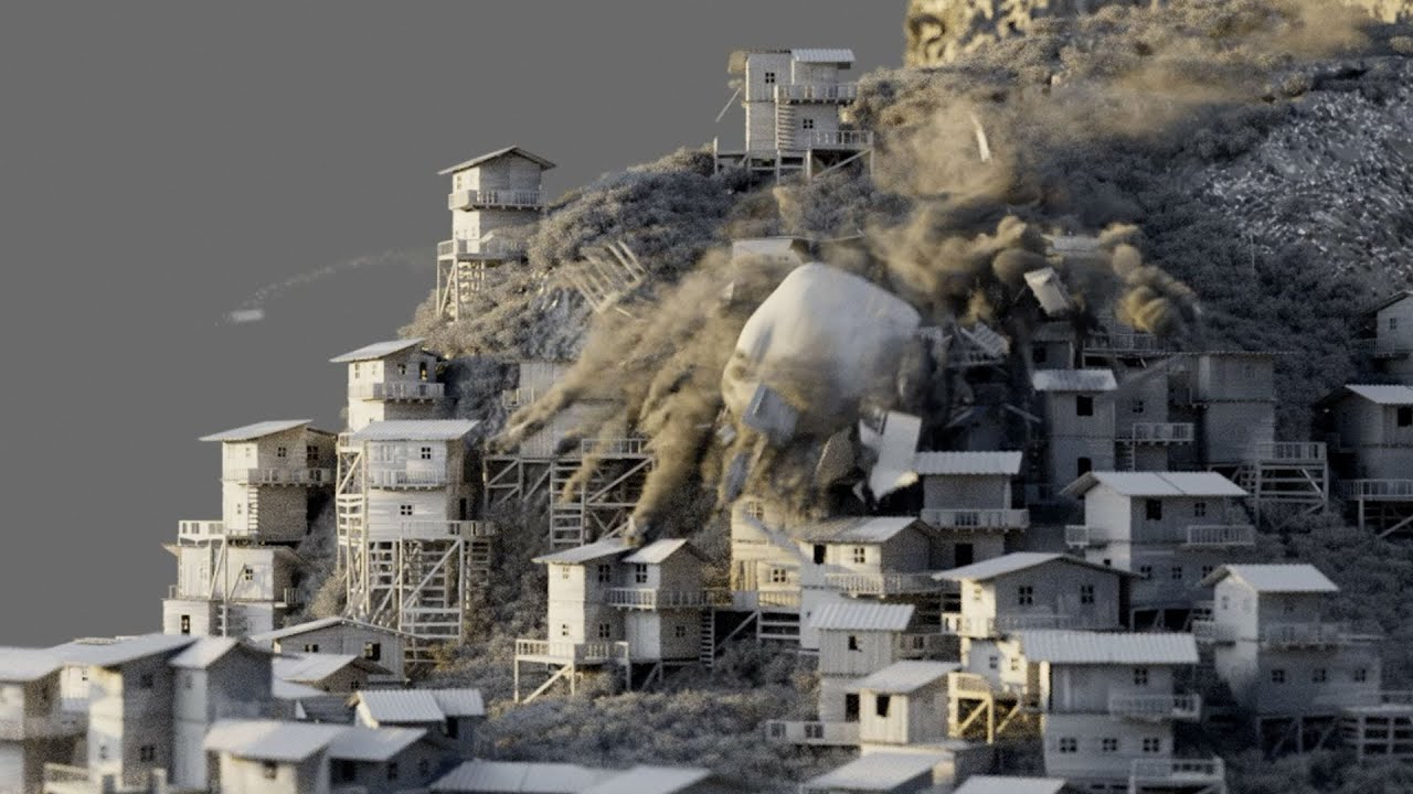 Large-Scale Cinematic Destruction in Houdini by David Silberbauer