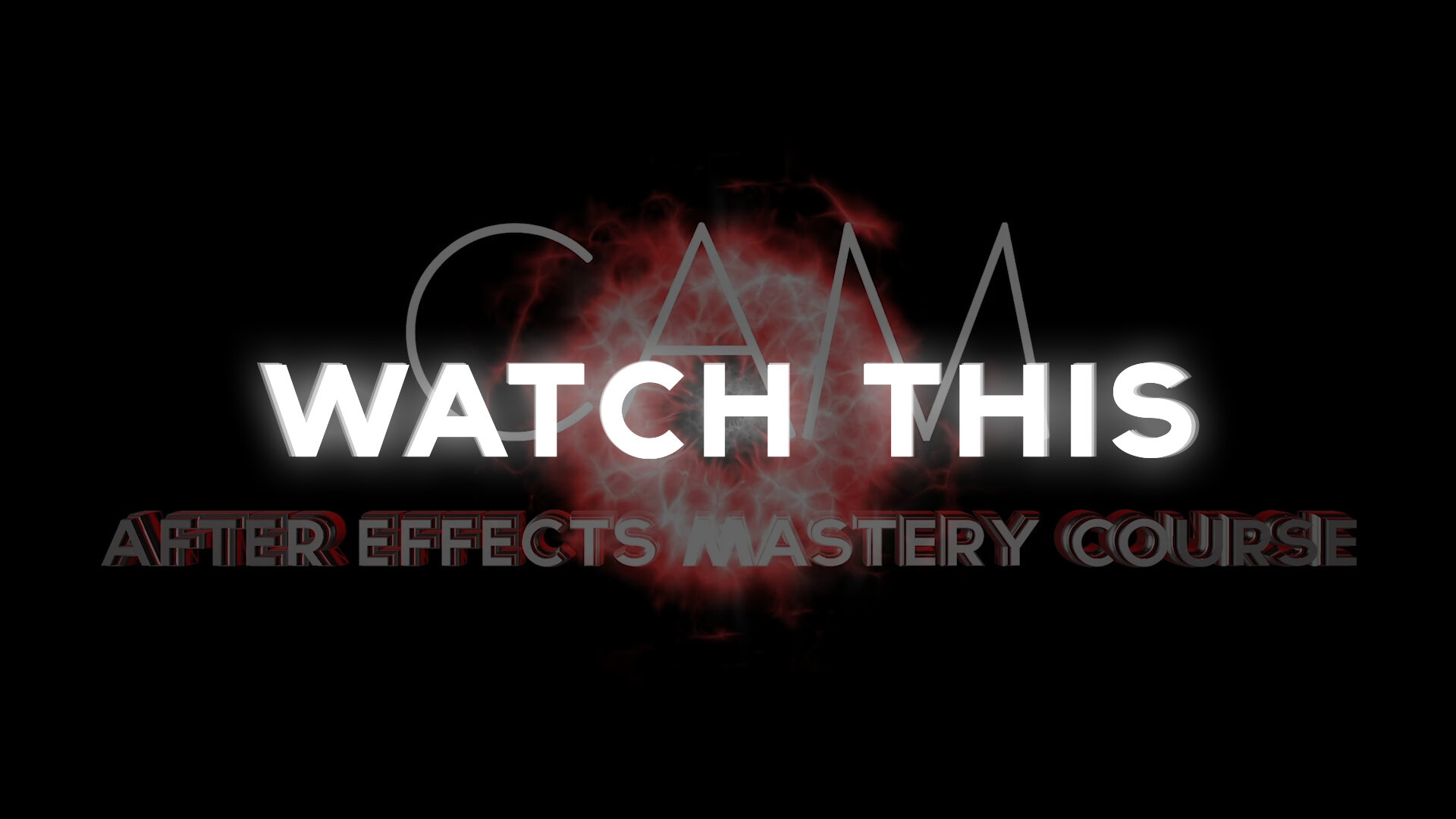 After Effects Mastery Course By Cameron Erman
