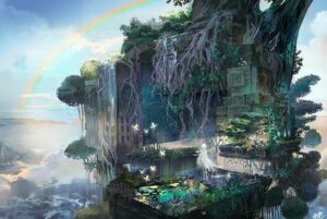 Background Illustrations with Brilliant Lights and Colors [Сoloso, Rojo ...