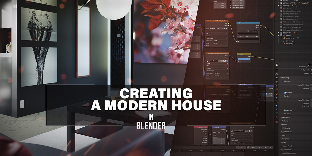 Creating a Modern House In Blender Course
