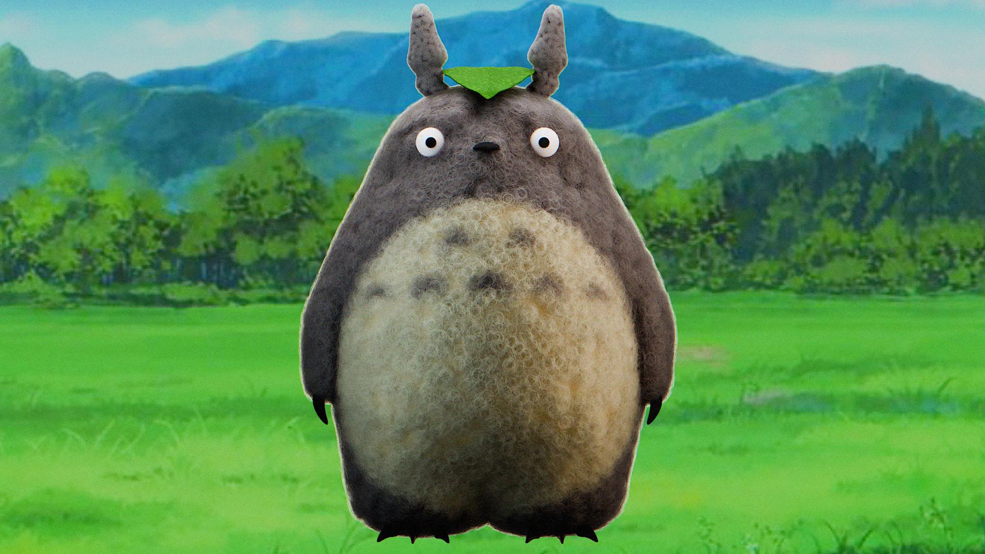 Studio Ghibli Wallpaper Totoro Totoro Anime Simple 4K Wallpaper IPhone