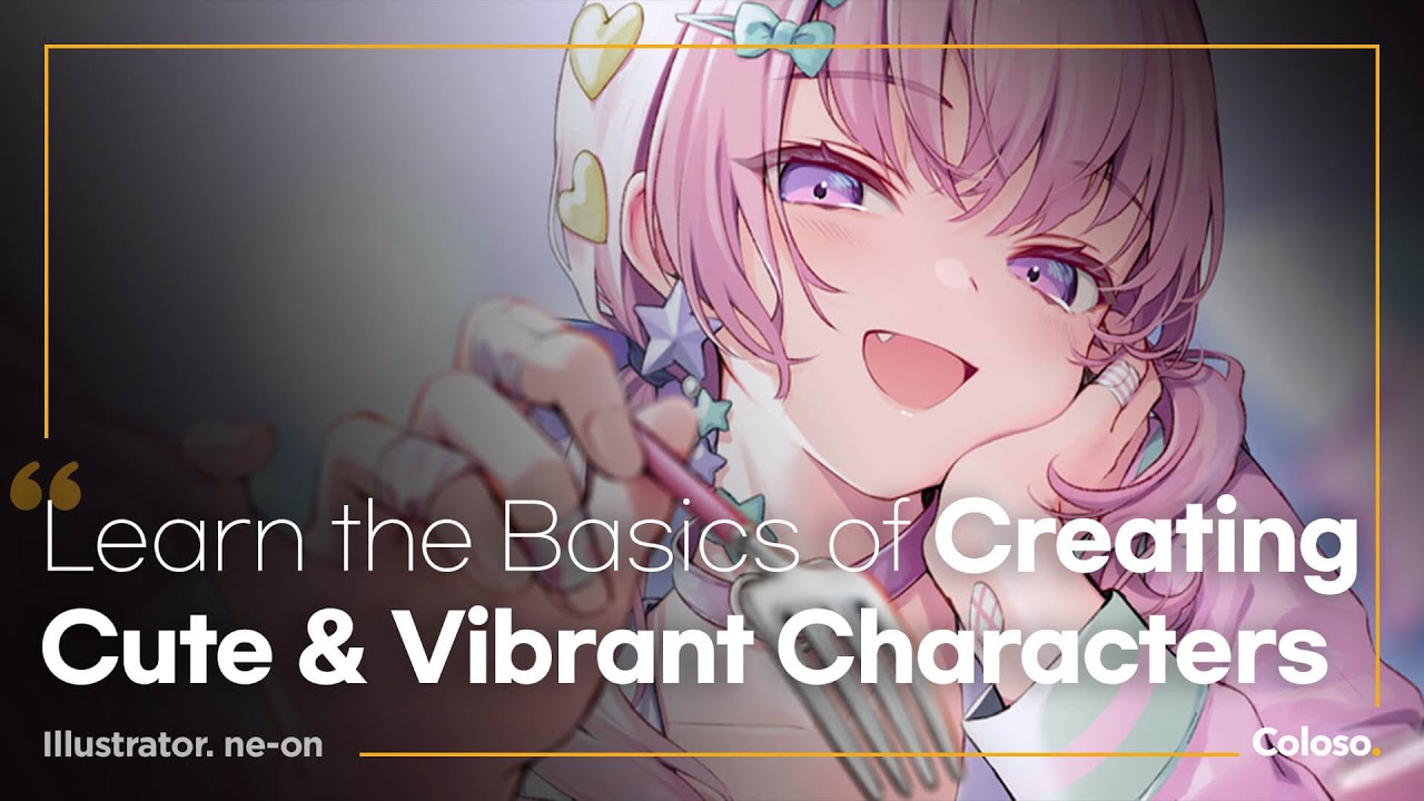 Creating Adorable Character Illustrations with Vivid Colors (透明感あふれる可愛い ...