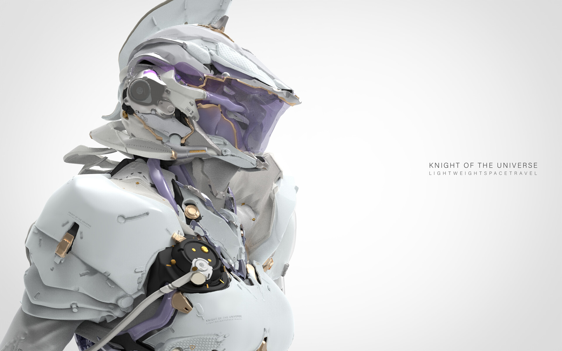 Character Concept Design Explosion-proof Mecha and Universe Knight by Xueyu
