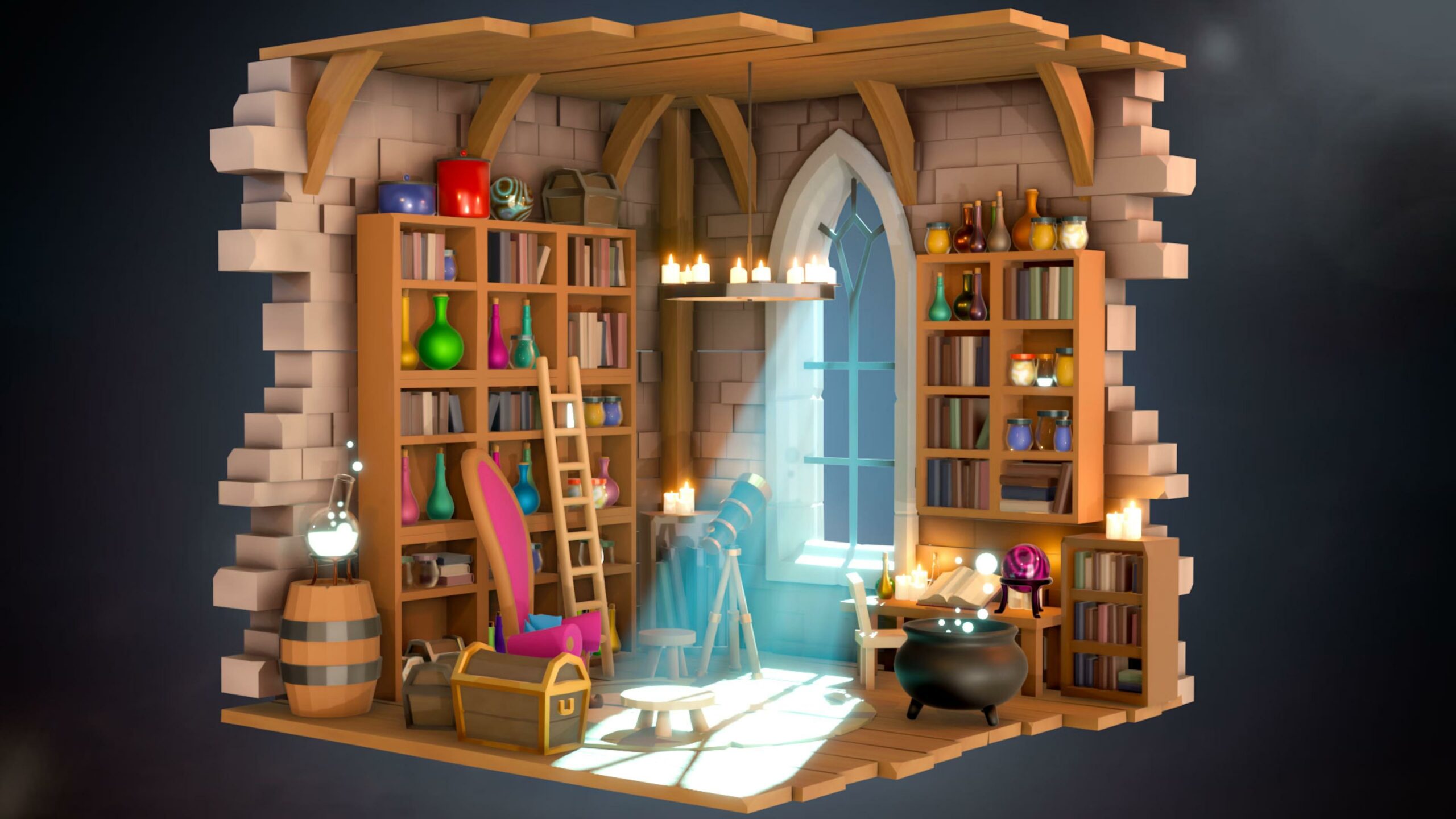 Blender Isometric Scenes - Craft Stunning Fantasy Worlds by Grant Abbitt