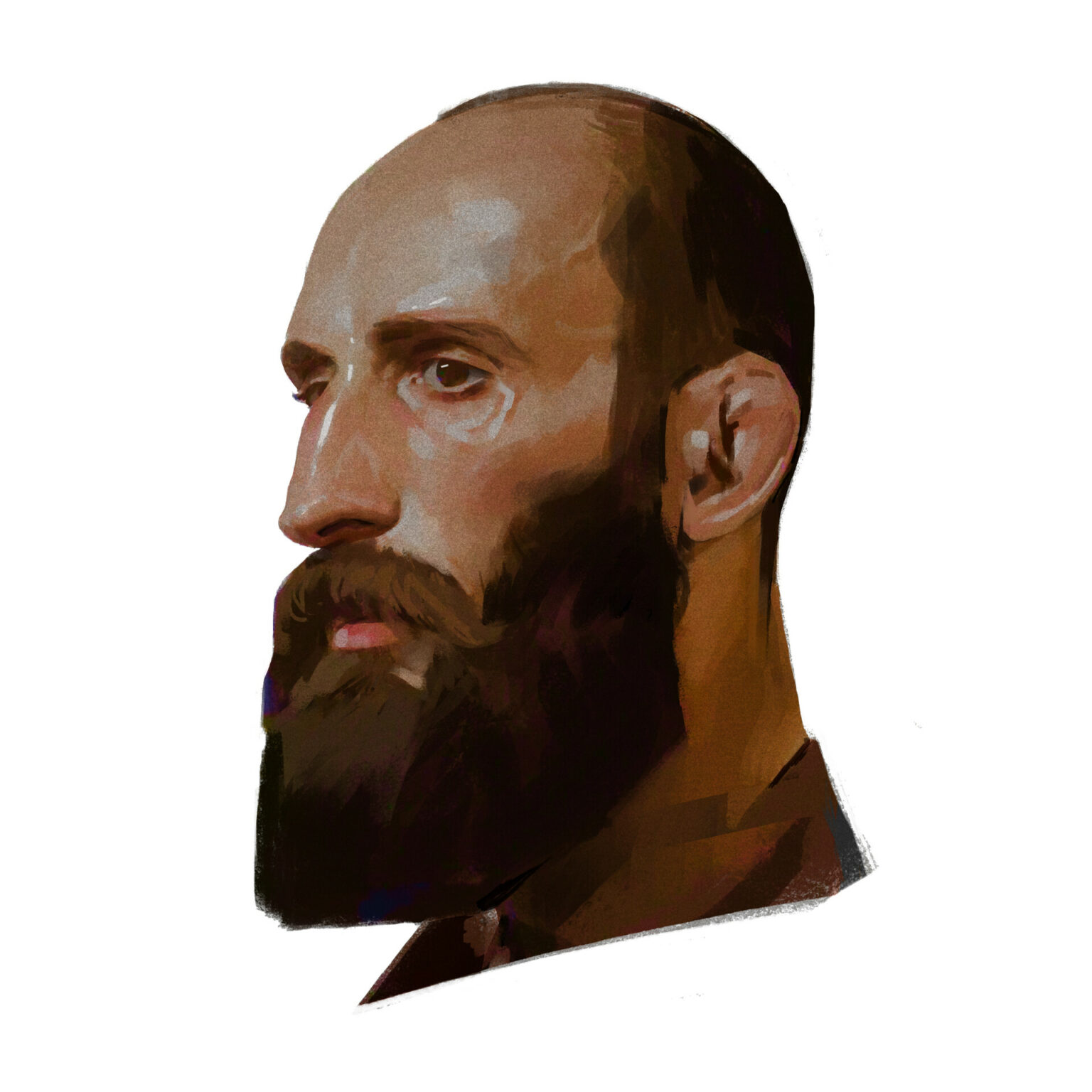 Distribution Digital Portrait Painting with Jens Claessens [Underpaint ...