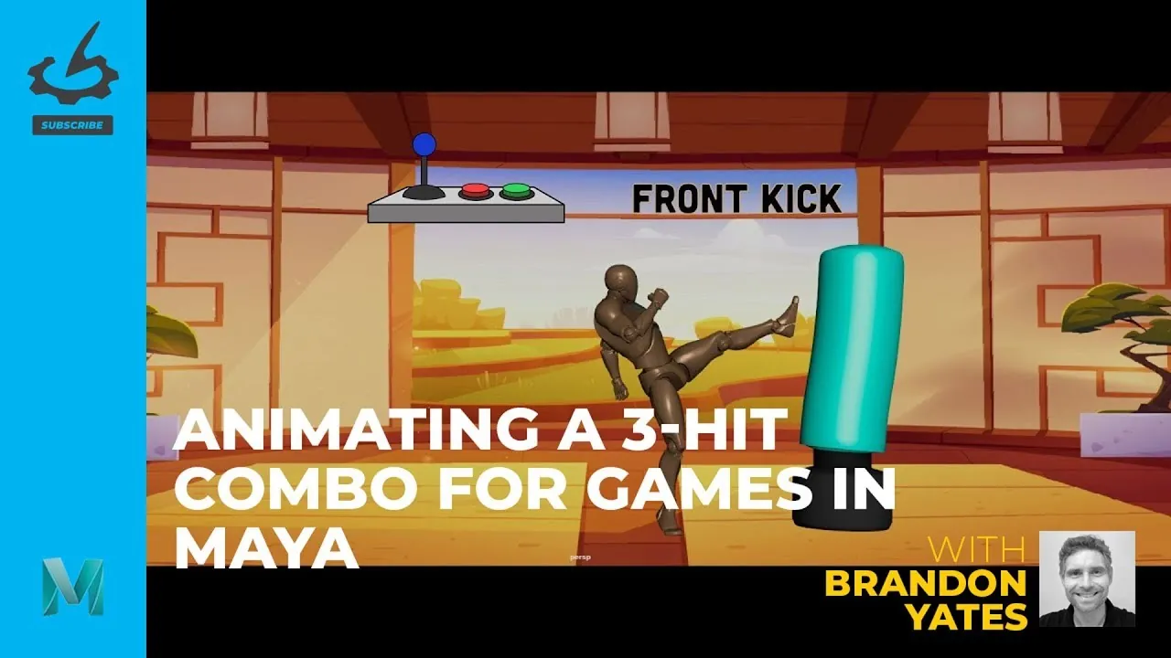 Animating a 3-Hit Combo for Games in Maya (HD) by Brandon Yates