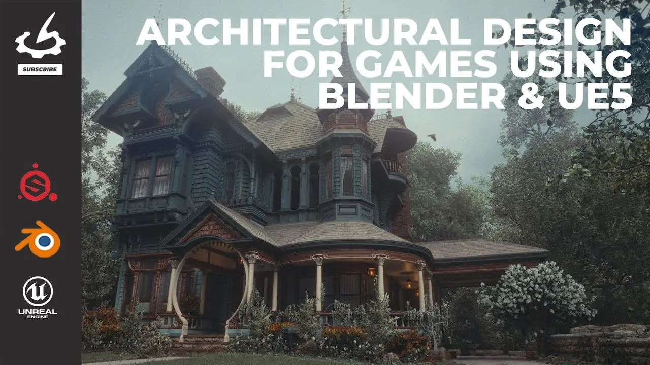 Architectural Design for Games using Blender & UE5