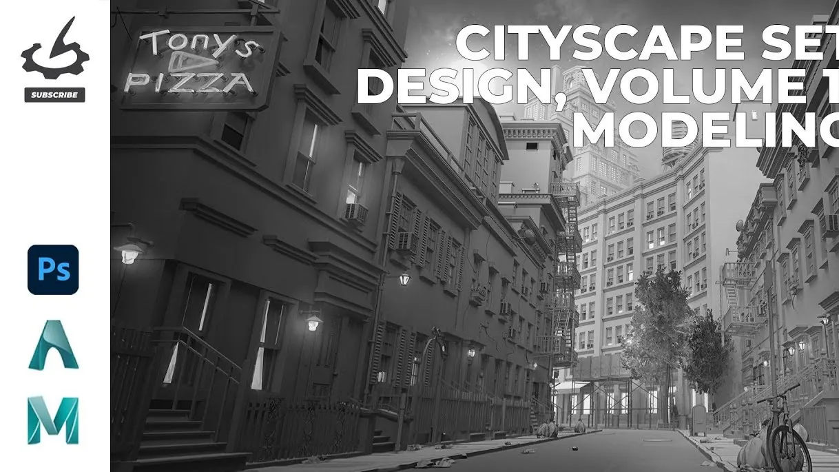 Cityscape Set Design, Volume 1 Modeling by Tony Ianiro
