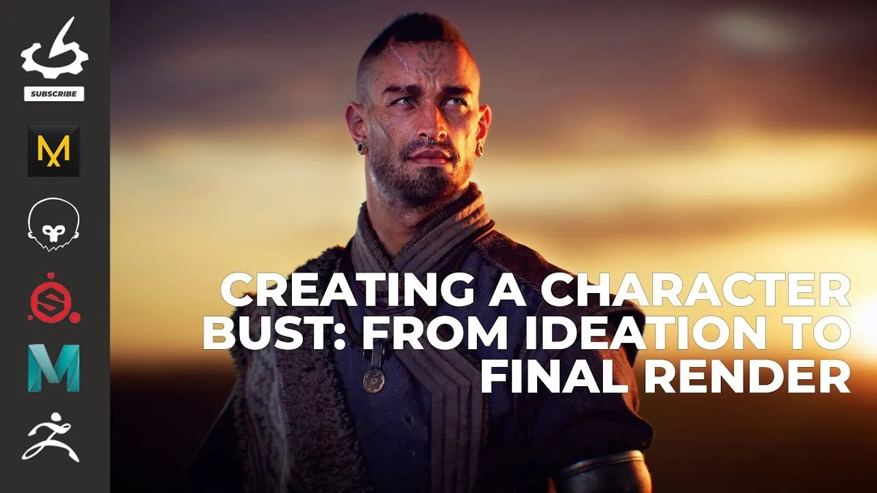 Creating a Character Bust From Ideation to Final Render by Colleen Larson