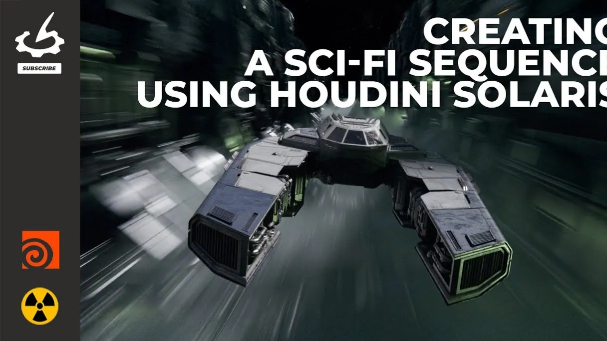Creating a Sci-Fi Sequence using Houdini Solaris by Andreas Kjaer-Jensen