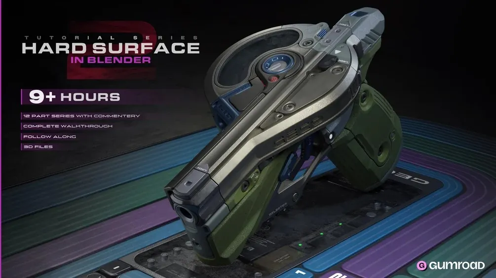 Hard Surface In Blender (Part 1 & 2) by Cane T