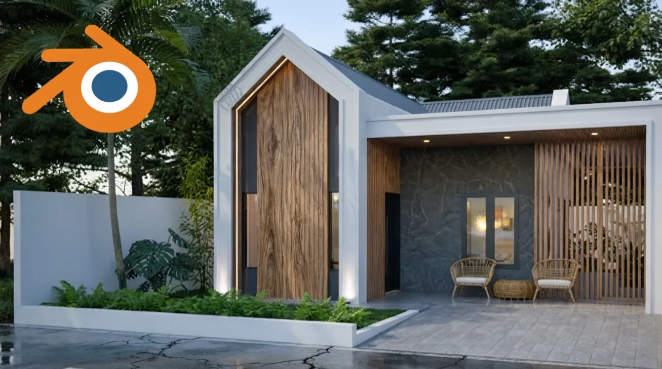 Create a Stunning House in 3D by Widhi Muttaqien, S.Kom, MMSI