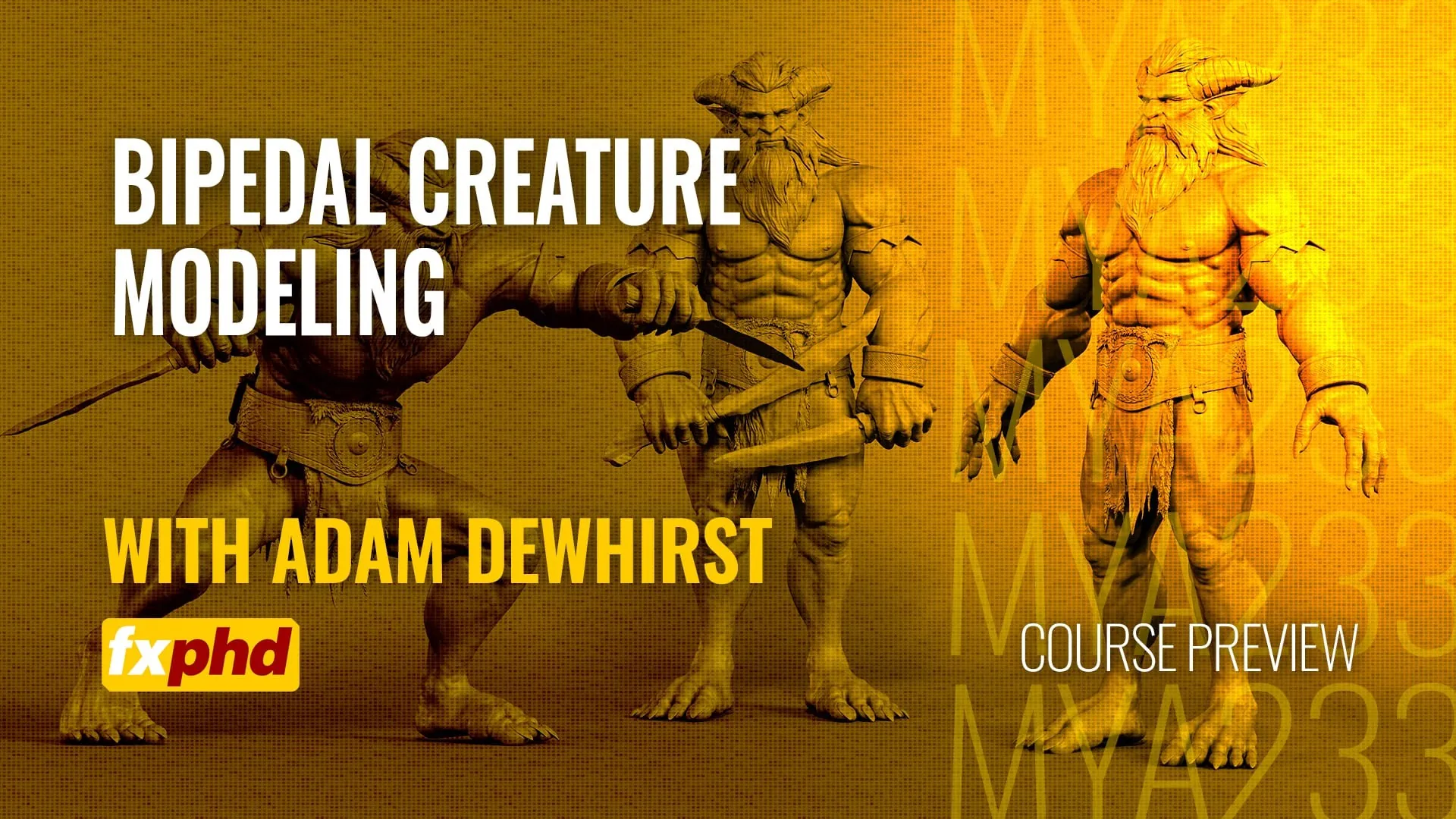 MYA233 - Bipedal Modeling for Production by Adam Dewhirst
