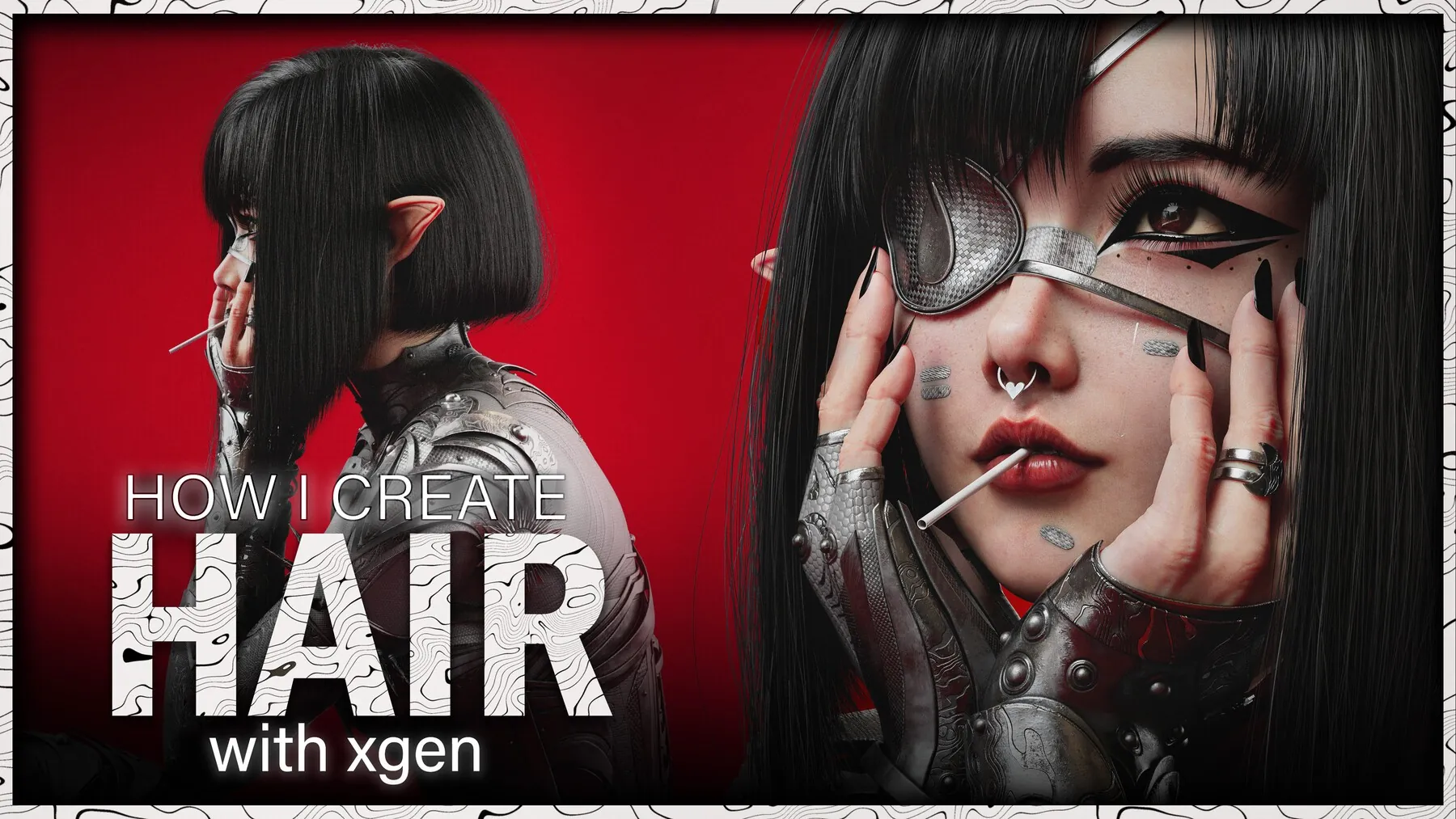 HOW I CREATE HAIR WITH XGEN Maya by Dylan Kowalski