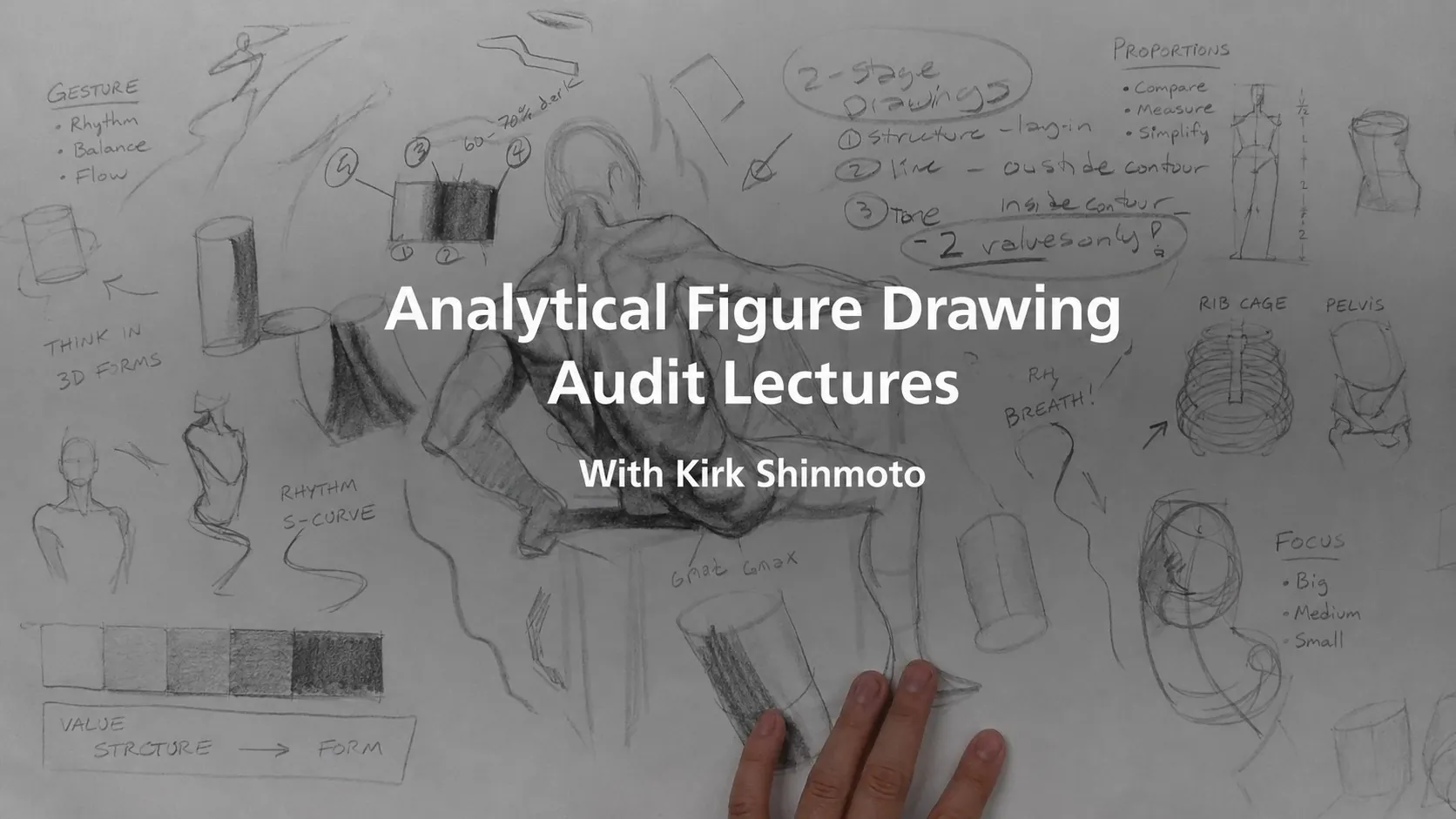 Analytical Figure Drawing Audit Lectures by Kirk Shinmoto