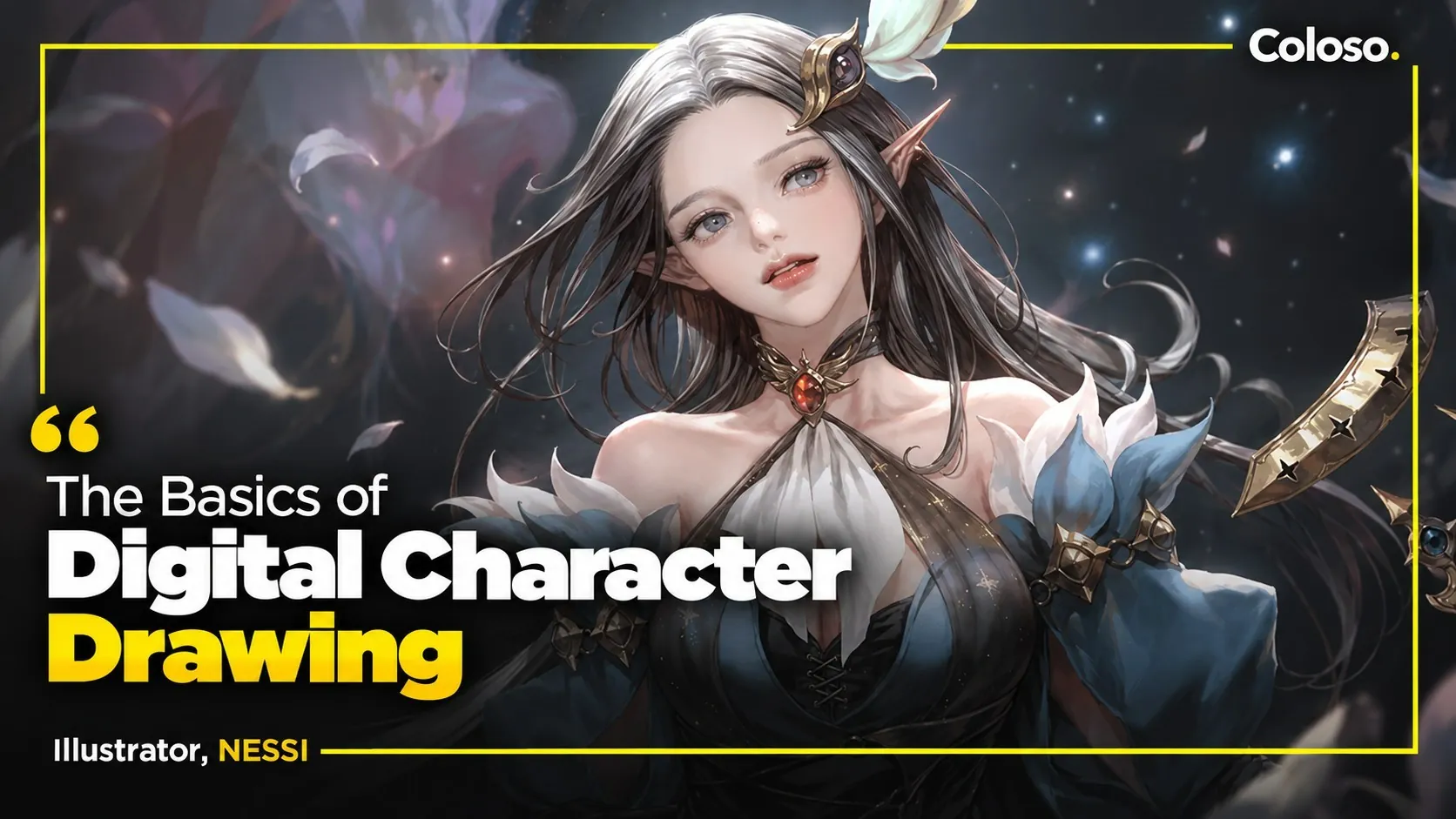 The Basics of Digital Character Drawing by NESSI (FREE)